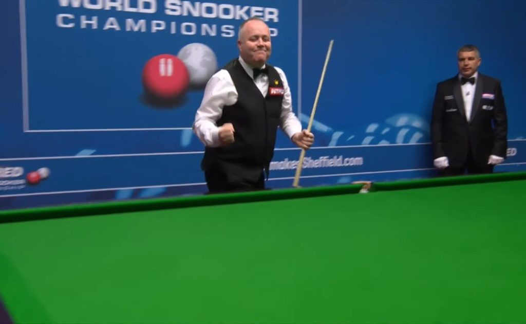 John Higgins produces majestic maximum break at the World Snooker ...