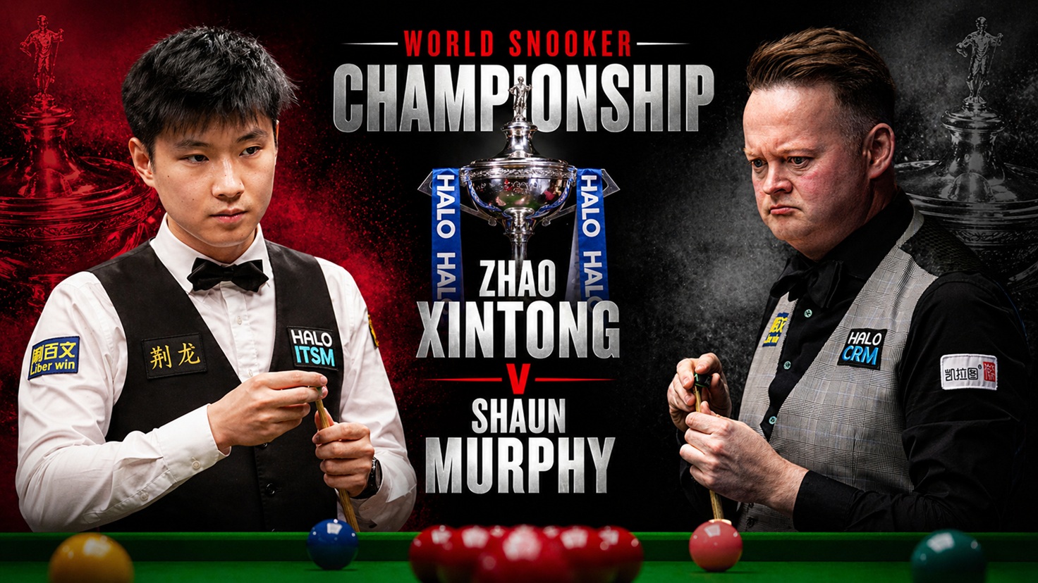 Zhao Xintong v Shaun Murphy live stream | World Championship Quarter ...